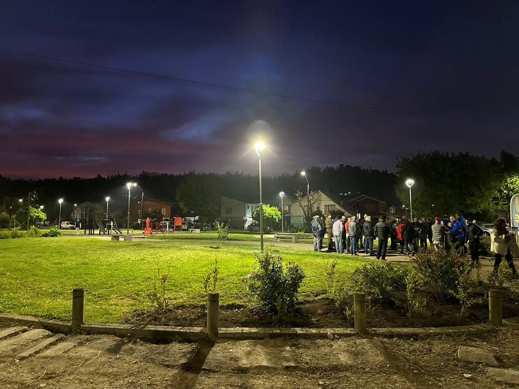 Iluminan Estero Nonguén Parque Costanera Y Pasos Bajo Nivel En